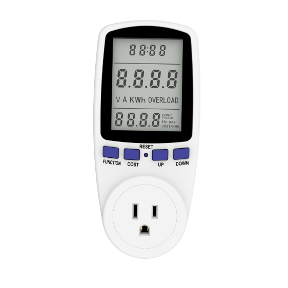 Electric Analyzer Monitor Digital Watt Power Meter US Plug Socket ...