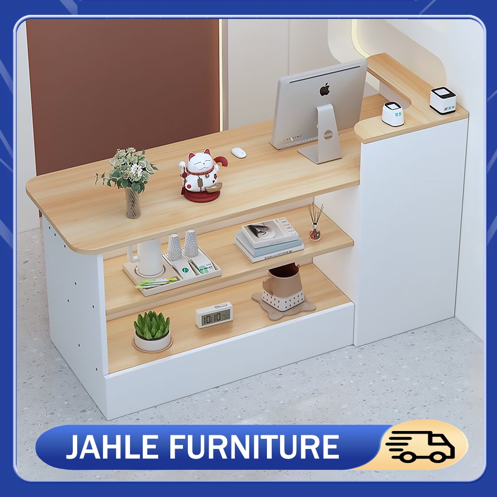 Jahle. Cashier counter Modern bar counter Front desk Arc counter Store ...