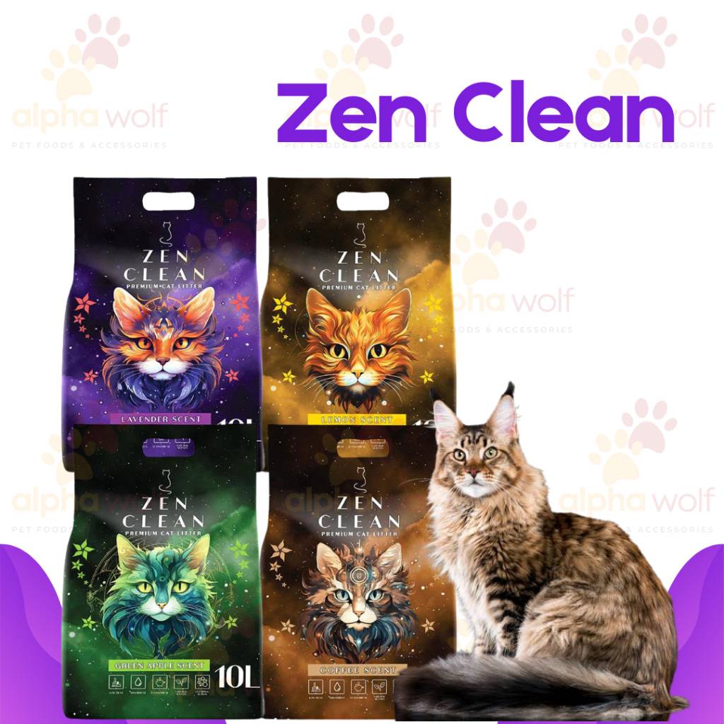 Zen Clean Cat Litter Cat Sand Bentonite 10L | Shopee Philippines