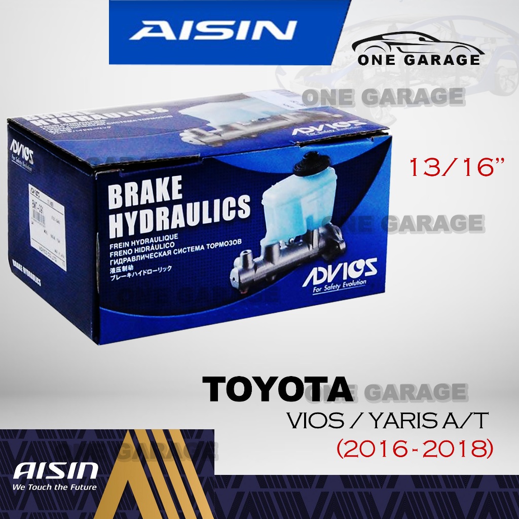 AISIN Brake Master Assembly For TOYOTA VIOS / YARIS A/T (2016-2018) 13/16" | Shopee Philippines