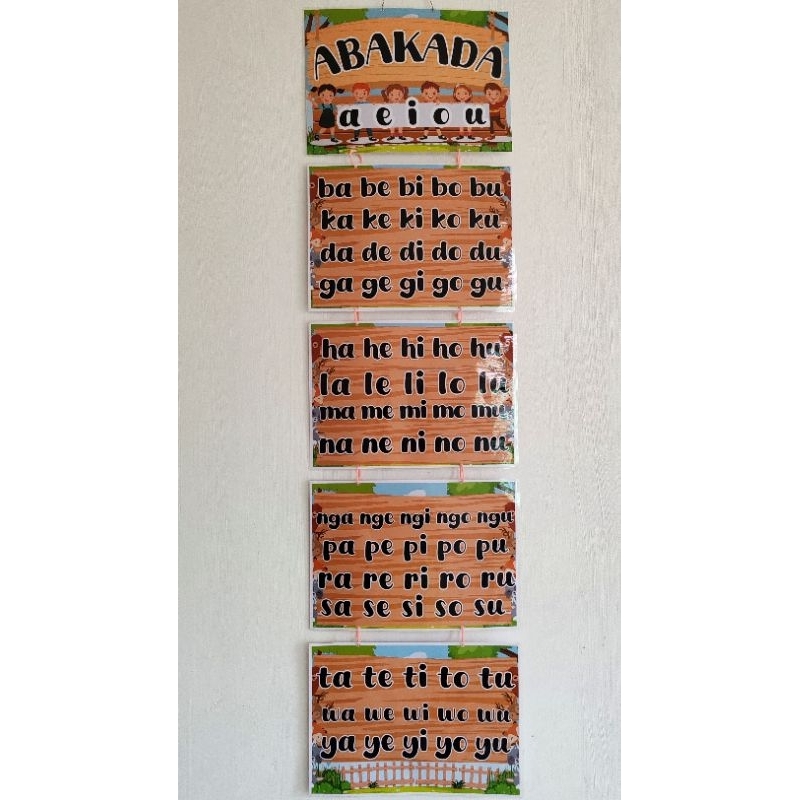 ABAKADA CHART WALL HANG | Shopee Philippines