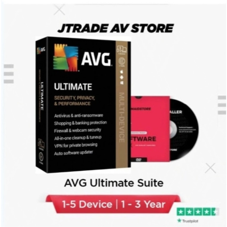 Genuine AVG Ultimate Antivirus - ORIGINAL License | Shopee Philippines