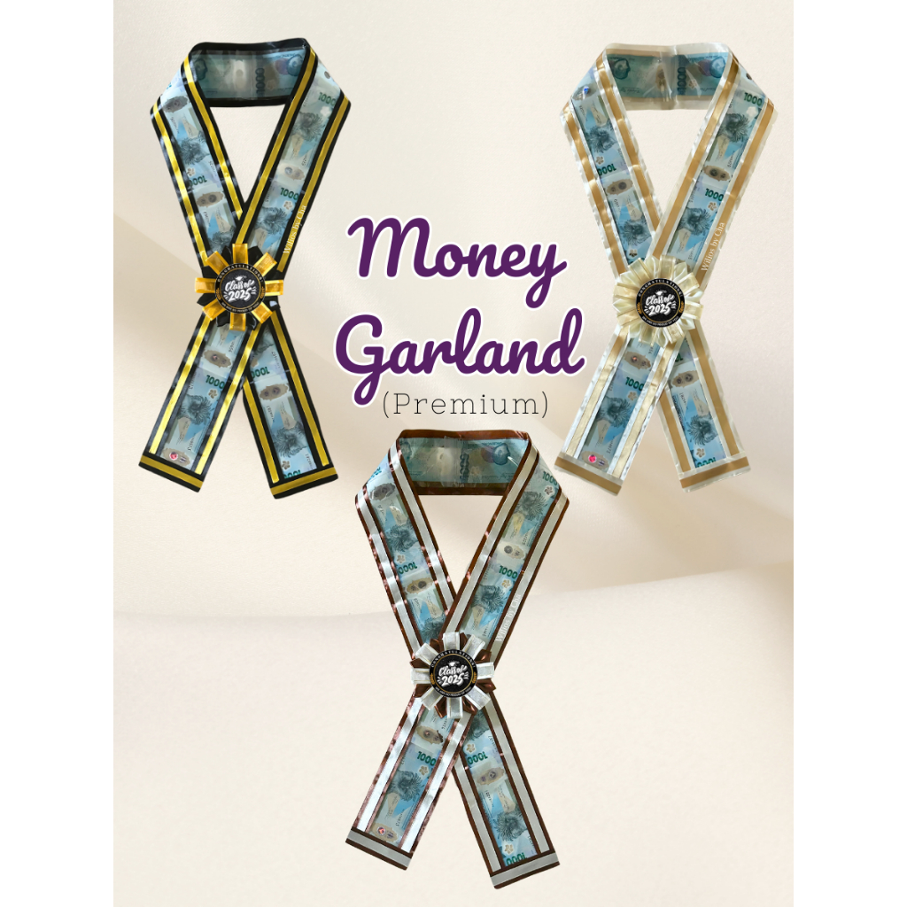 Fillable Money Garland / Money Sash | Wilios by Cha | Shopee Philippines
