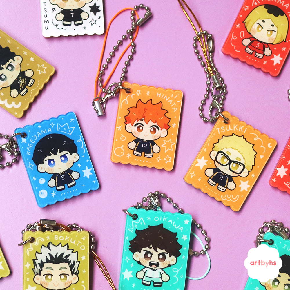 Haikyuu!! Mini Chibi Acrylic Keychain | Shopee Philippines