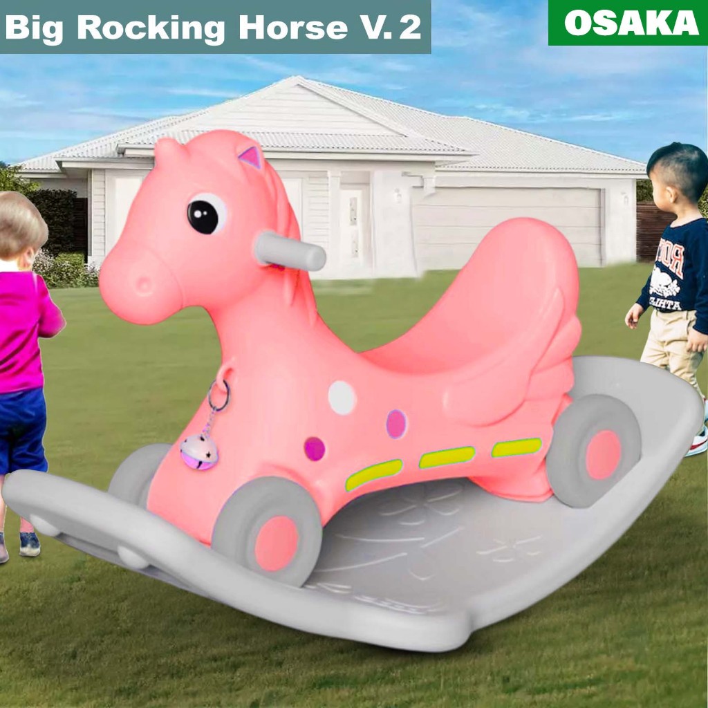 Japan Osaka 3in1 Big Rocking Horse Rider Push Car Rocker Pony Toy ...