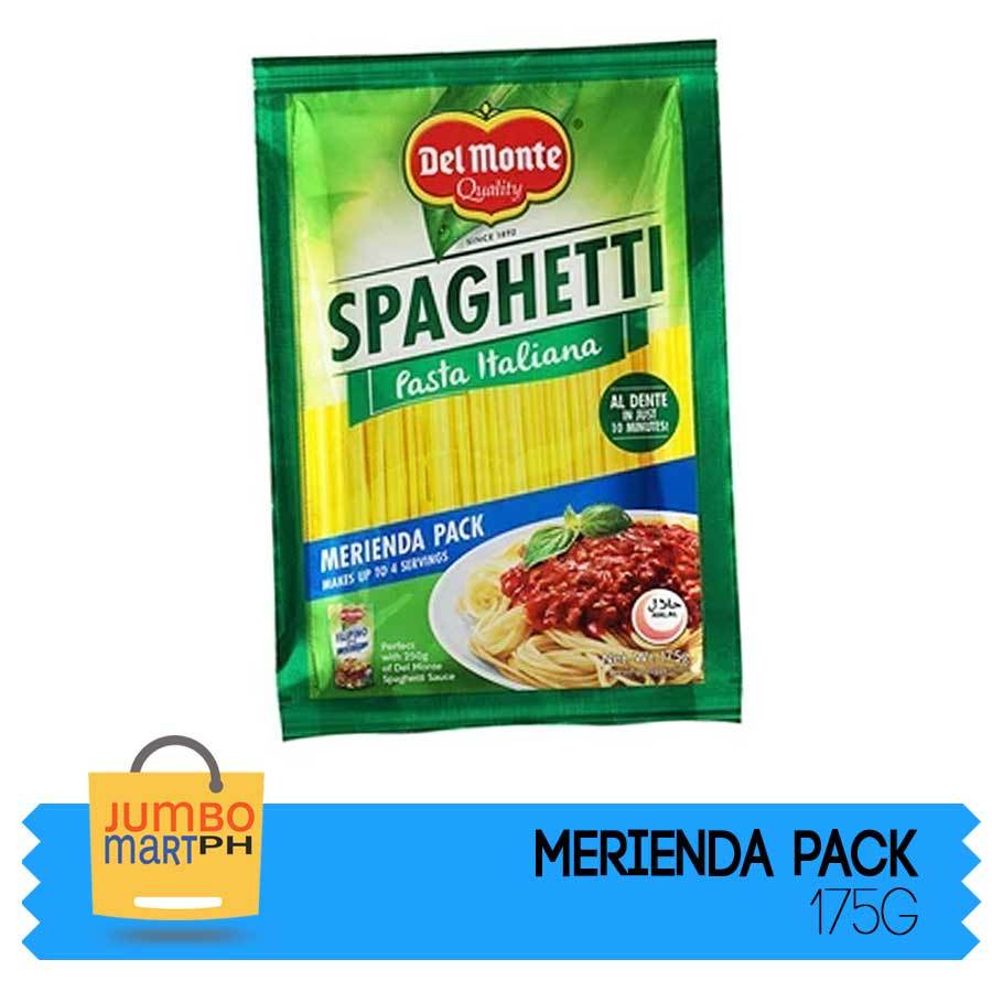 DEL MONTE SPAGHETTI MERIENDA PACK / 175G | Shopee Philippines