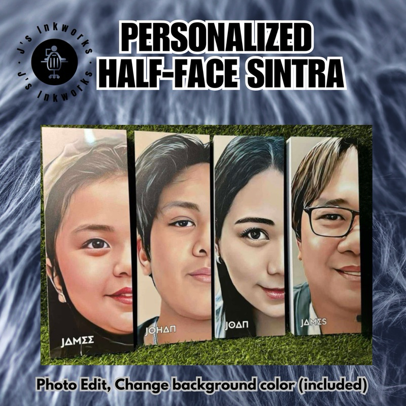 Personalized Half-Face Sintra Panel | Shopee Philippines