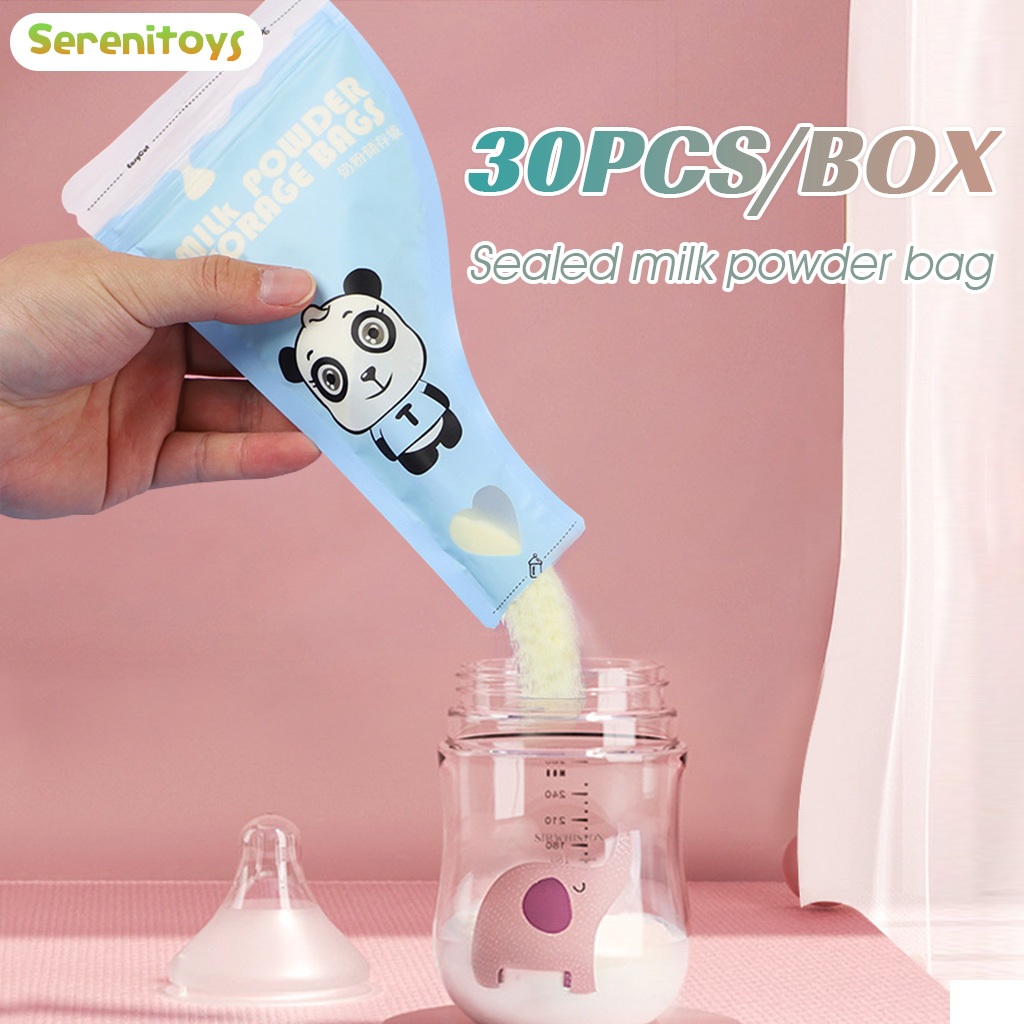 Serenitots 30Pcs Disposable Milk Powder Storage Bag Milk Powder Bag ...