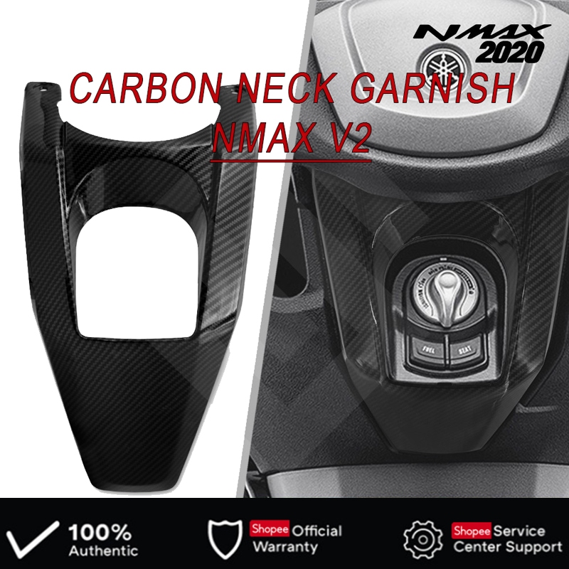 NMAX 2020 /NMAX 2021 NECK GARNISH CARBON IGNITION LOCK CARBON COVER FOR ...