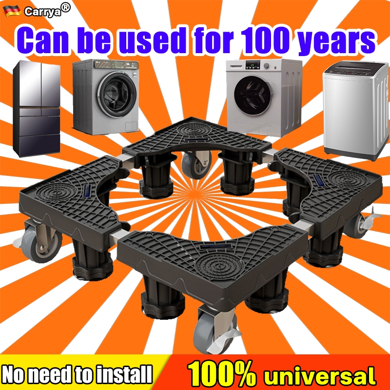 Carrya washing machine base Mobile adjustable heavy duty with wheels ...
