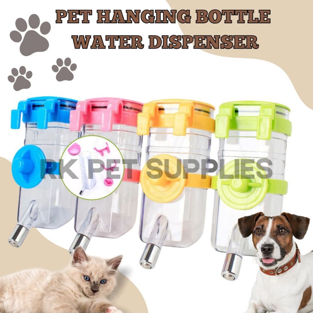 500ml Pet Drinking Hanging Bottle for Pet Dog Dogs Cat Cats Hamster ...