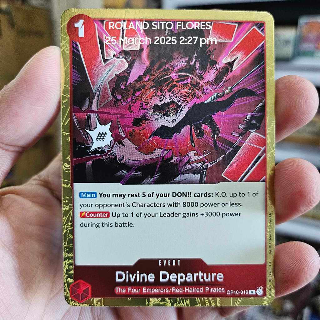 One Piece TCG [English] OP10-019 R Divine Departure | Shopee Philippines