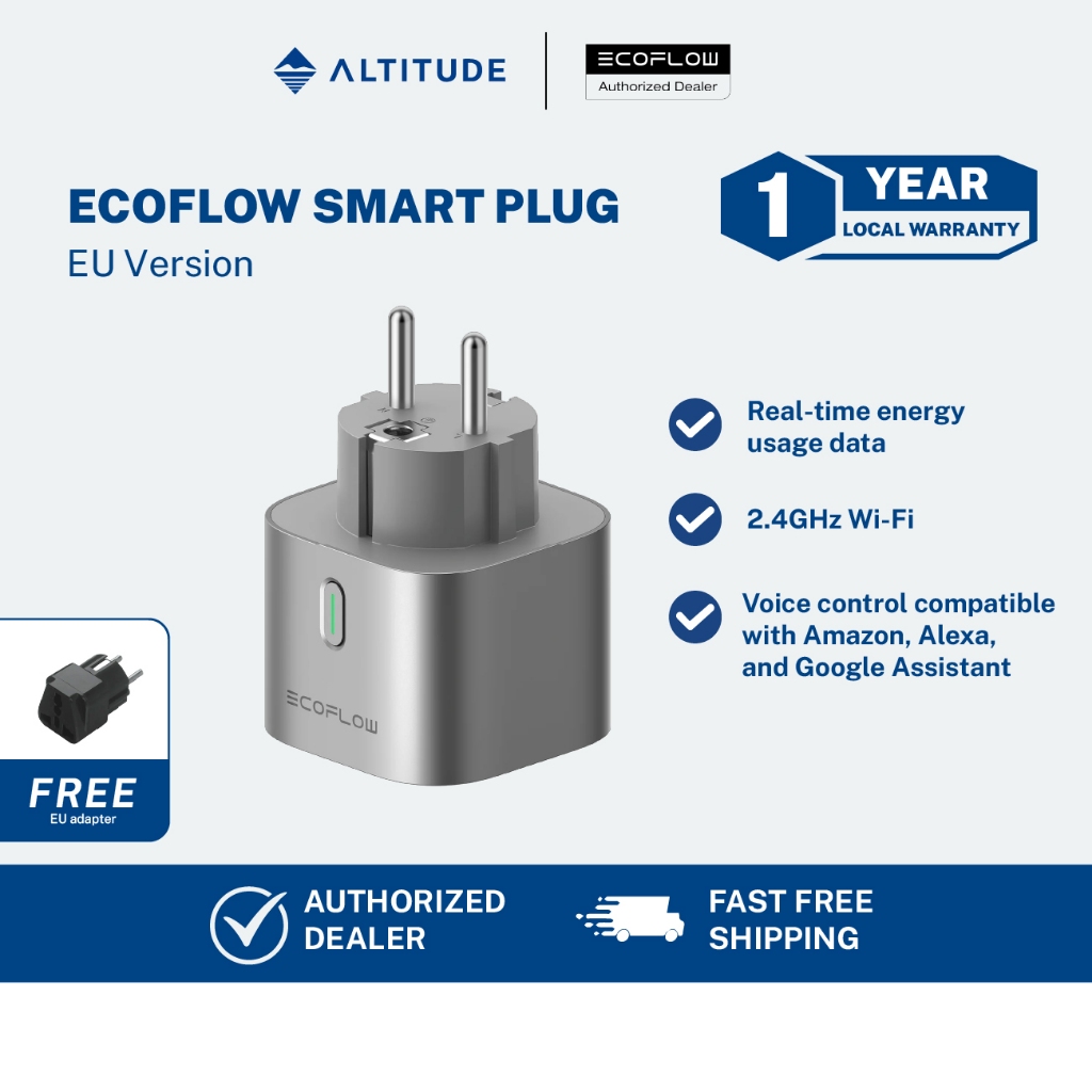 EcoFlow Energy Saving Smart Plug | Shopee Philippines