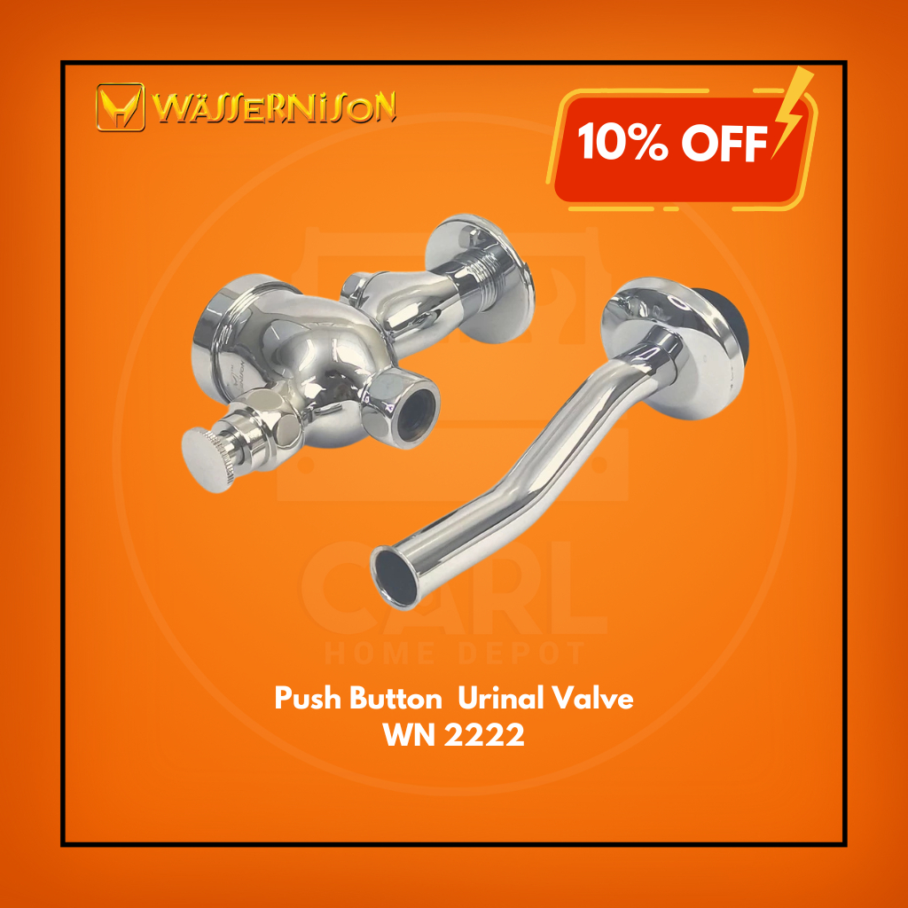 Wassernison - Push Button Urinal Valve- WN2222 | Shopee Philippines