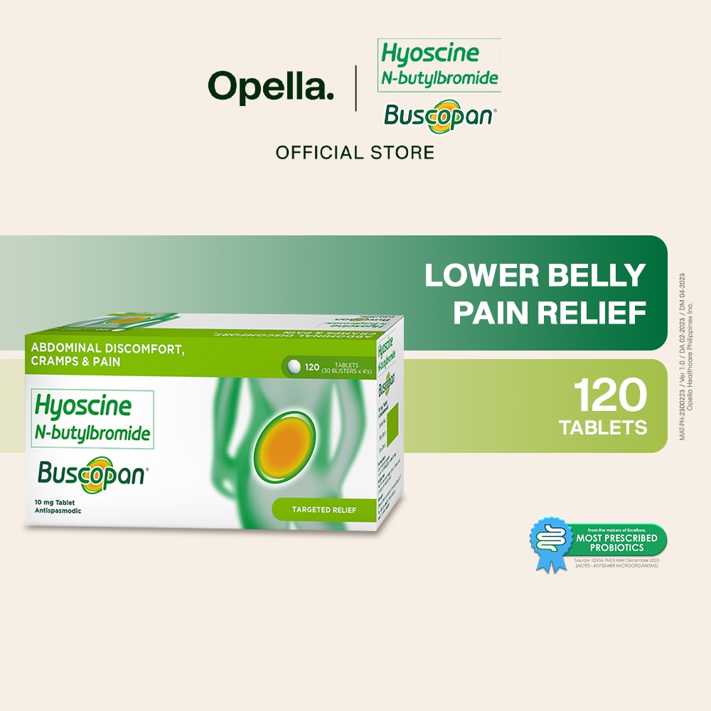 Buscopan Relief of Abdominal Stomach Discomfort, Cramps and Pain Lower ...