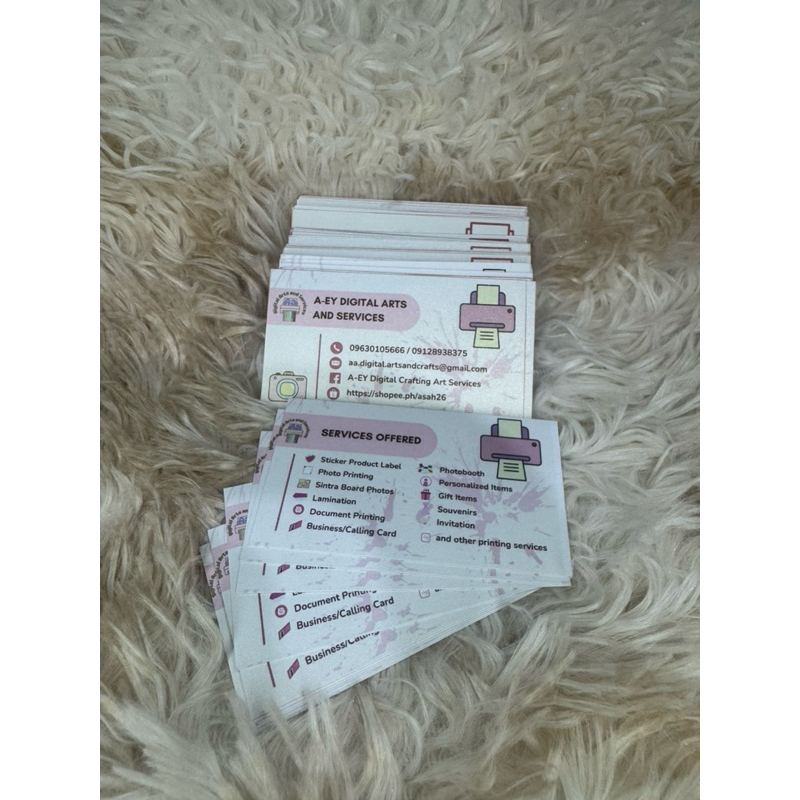 Personalized Business Calling Card | Shopee Philippines