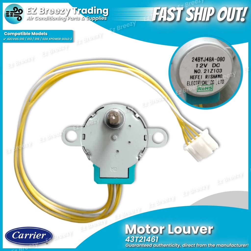 Motor Louver 43t21461 For Split Type Inverter Air Conditioning Units Carrier Shopee Philippines