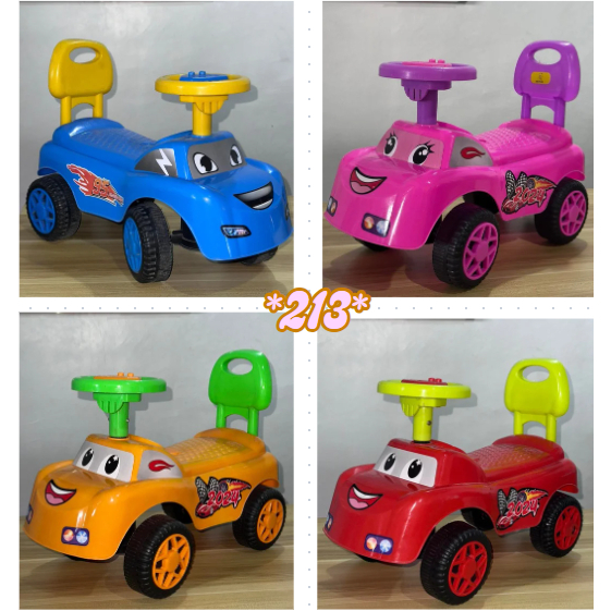 HSz Mega Car Kiddie Toon Car Ride on Car for Kid's 4 Wheels Baby Toy ...