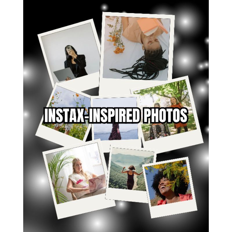 PHOTO PRINTING/ PHOTO PRINT - 8 pcs INSTAX-INSPIRED STANDARD SIZE ...