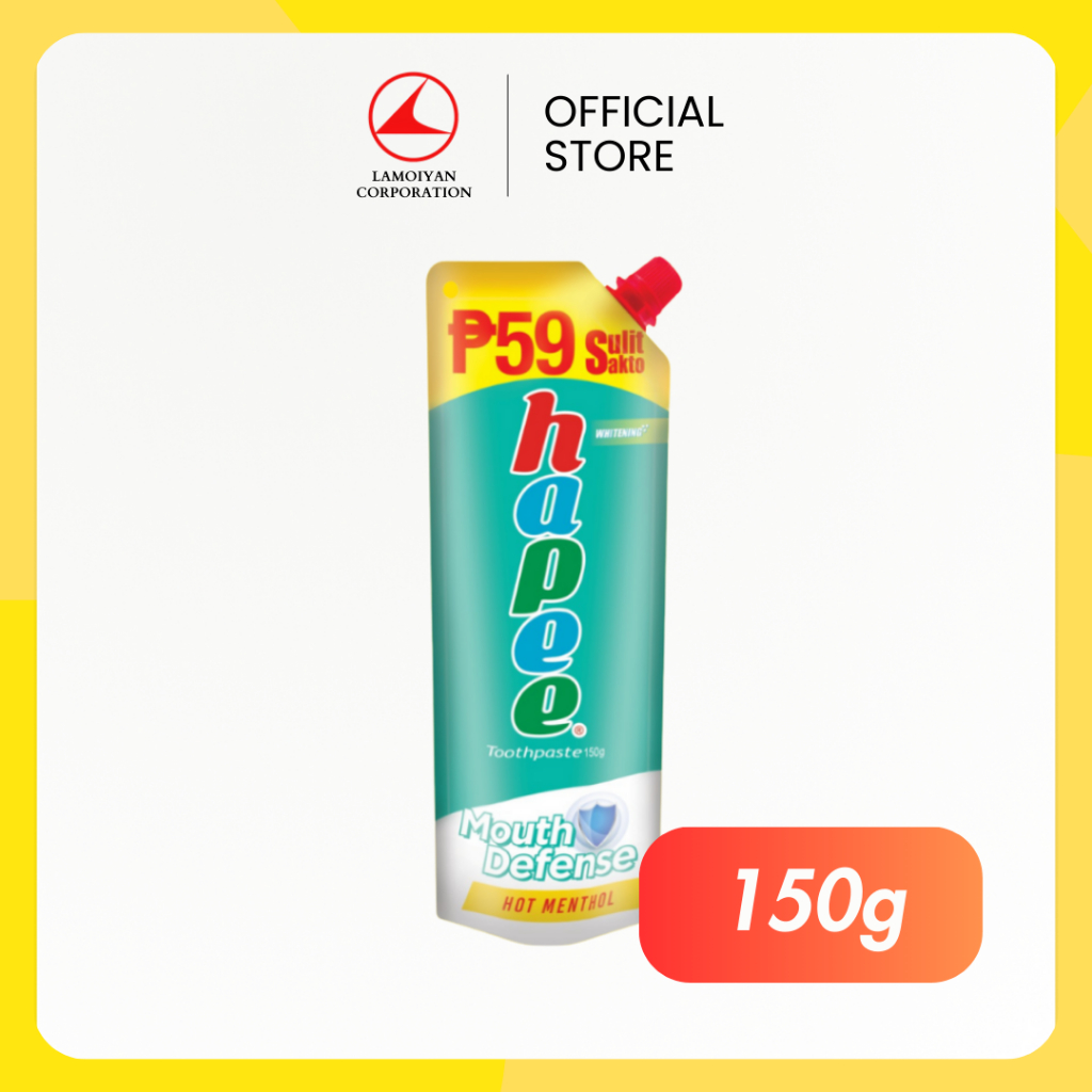Hapee Ecotube Whitening Toothpaste 150g | Shopee Philippines