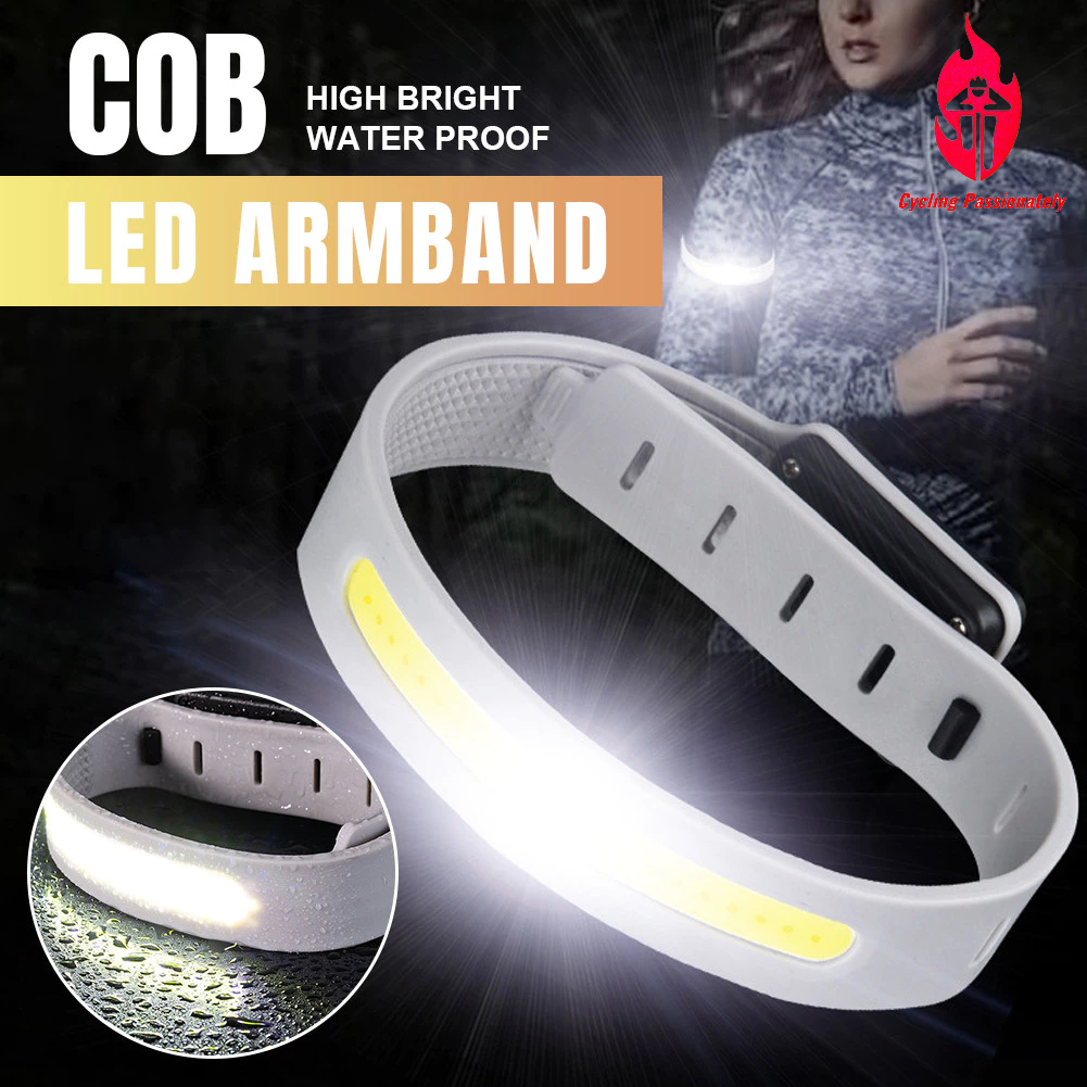 Led Light Up Bracelets Running Arm Light Rechargeable Elastic ...