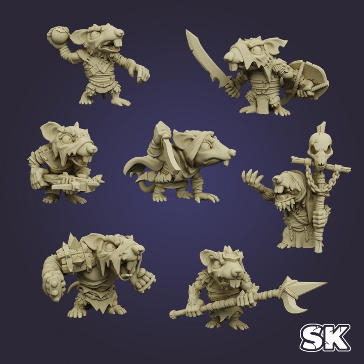 The Sewer's Plague by Stone king DND Rats Miniatures | Shopee Philippines