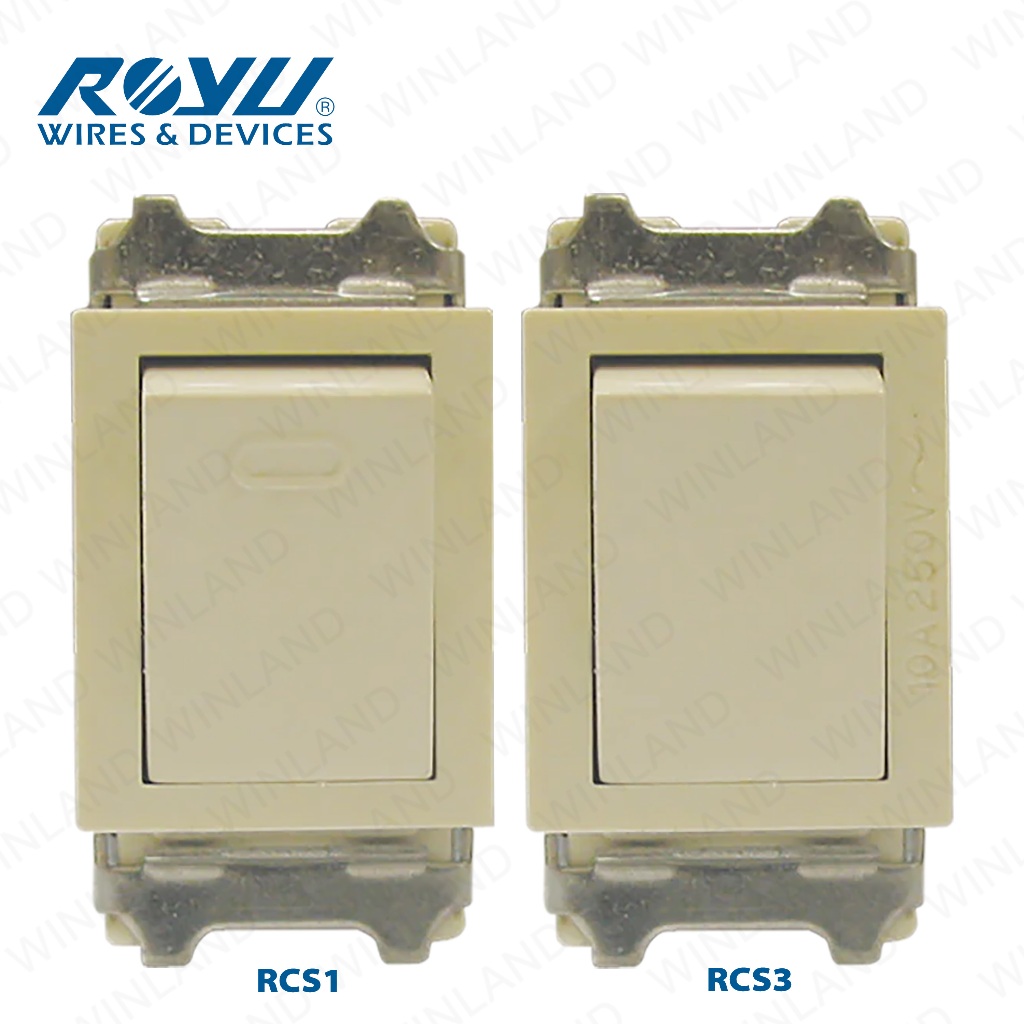 Royu by Winland Classic Series 1 Way & 3 Way Switch Component without ...