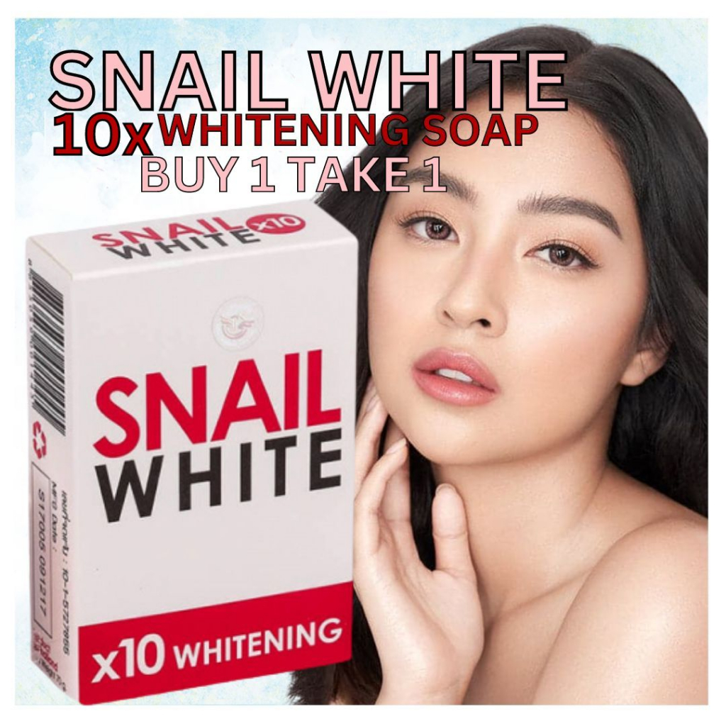 INSANNY Snail White 10x Whitening Soap 70g | Shopee Philippines