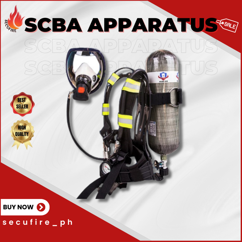 SCBA Air Breathing Device Pressure Breathing Apparatus Complete Set ...