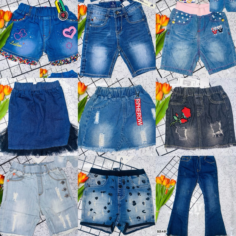 Maong Short Pants Kids’ Denim Shorts | Maong Pants | Mall Pull-Out ...