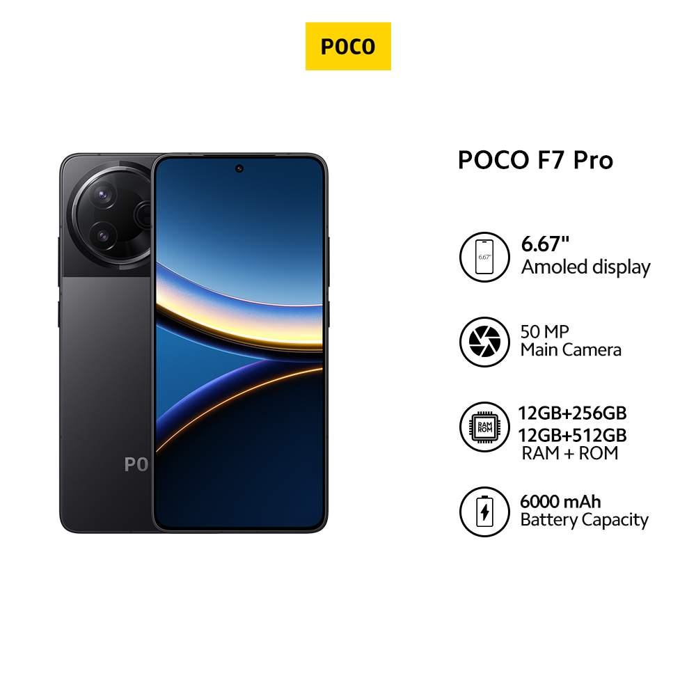 POCO F7 Pro Snapdragon 8 Gen 3 Processor Smartphone with 50MP Camera ...