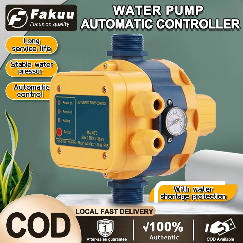 Jet Pump Control Switch Automatic Pump Control (1100W) Water Pressure ...