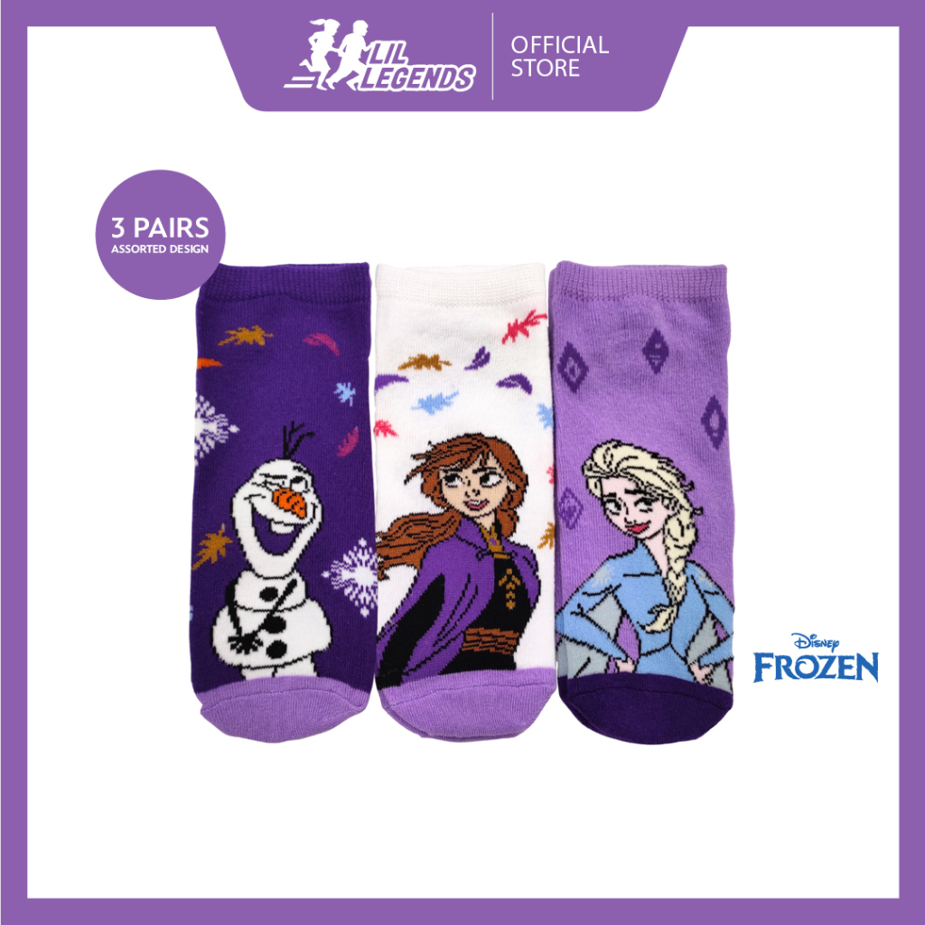 Lil Legends Disney & Marvel Sneaker Socks (3-Pair Pack) | Shopee ...
