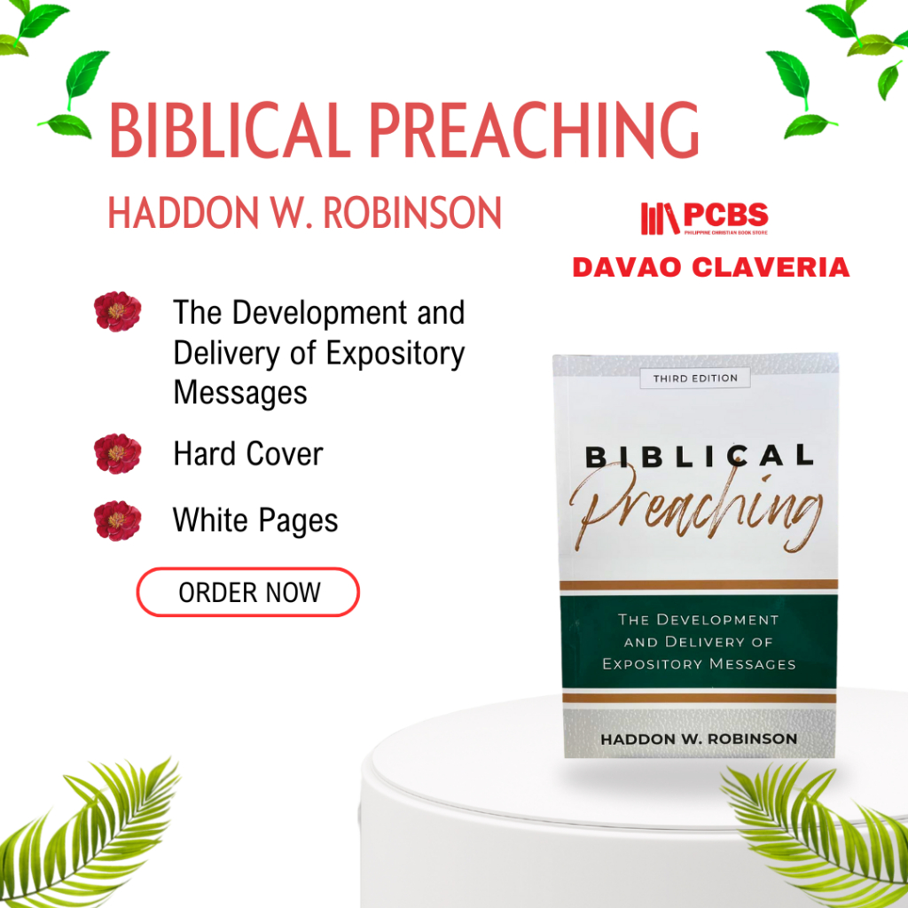 PCBS Biblical Preaching Third Edition: By Haddon w. Robinson | Shopee ...