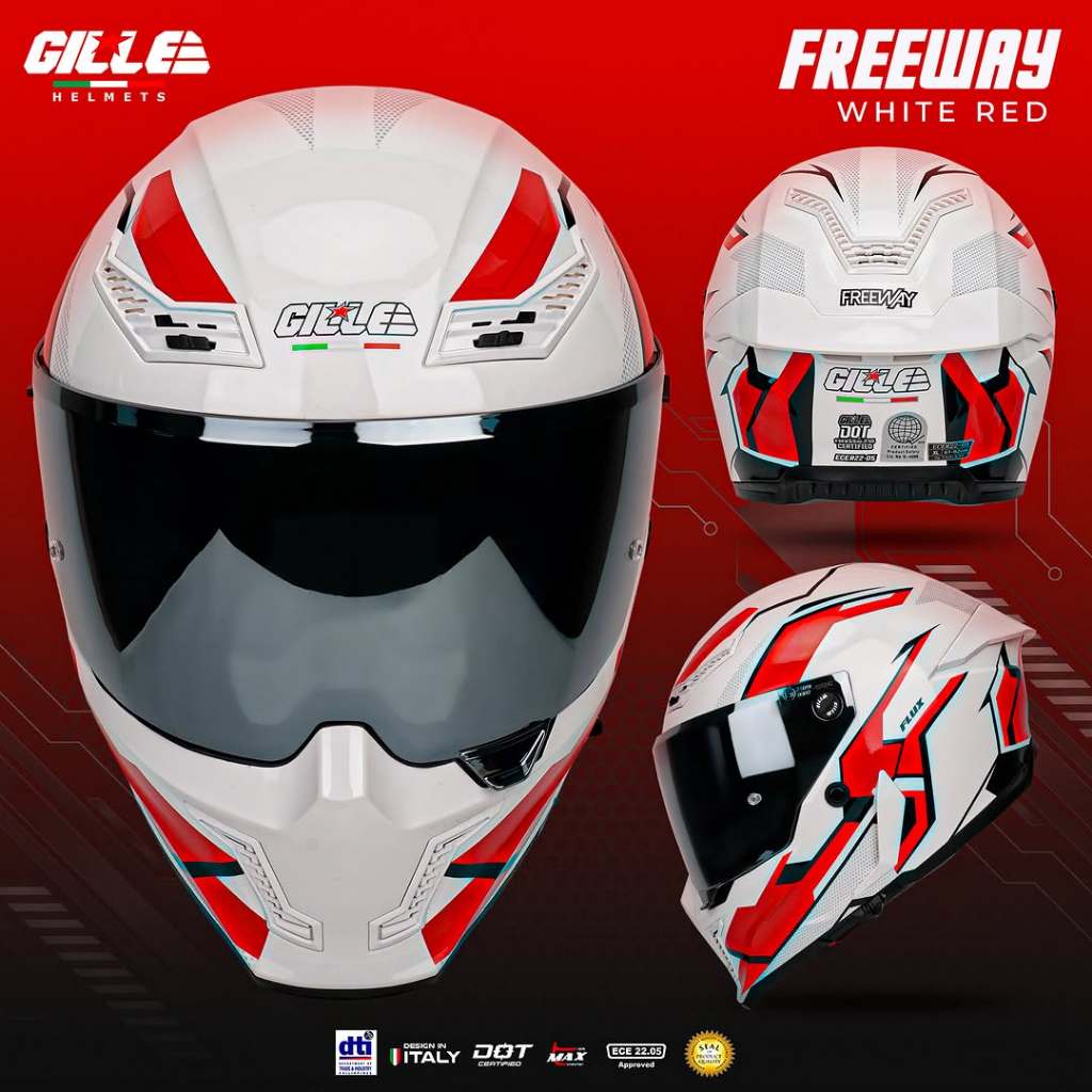 GILLE ASTRAL MAORI Design Motorcycle Helmet Full Face Dual Visor With ...