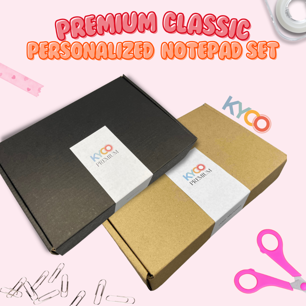 KYCO Premium Classic Personalized Notepad Set | Shopee Philippines