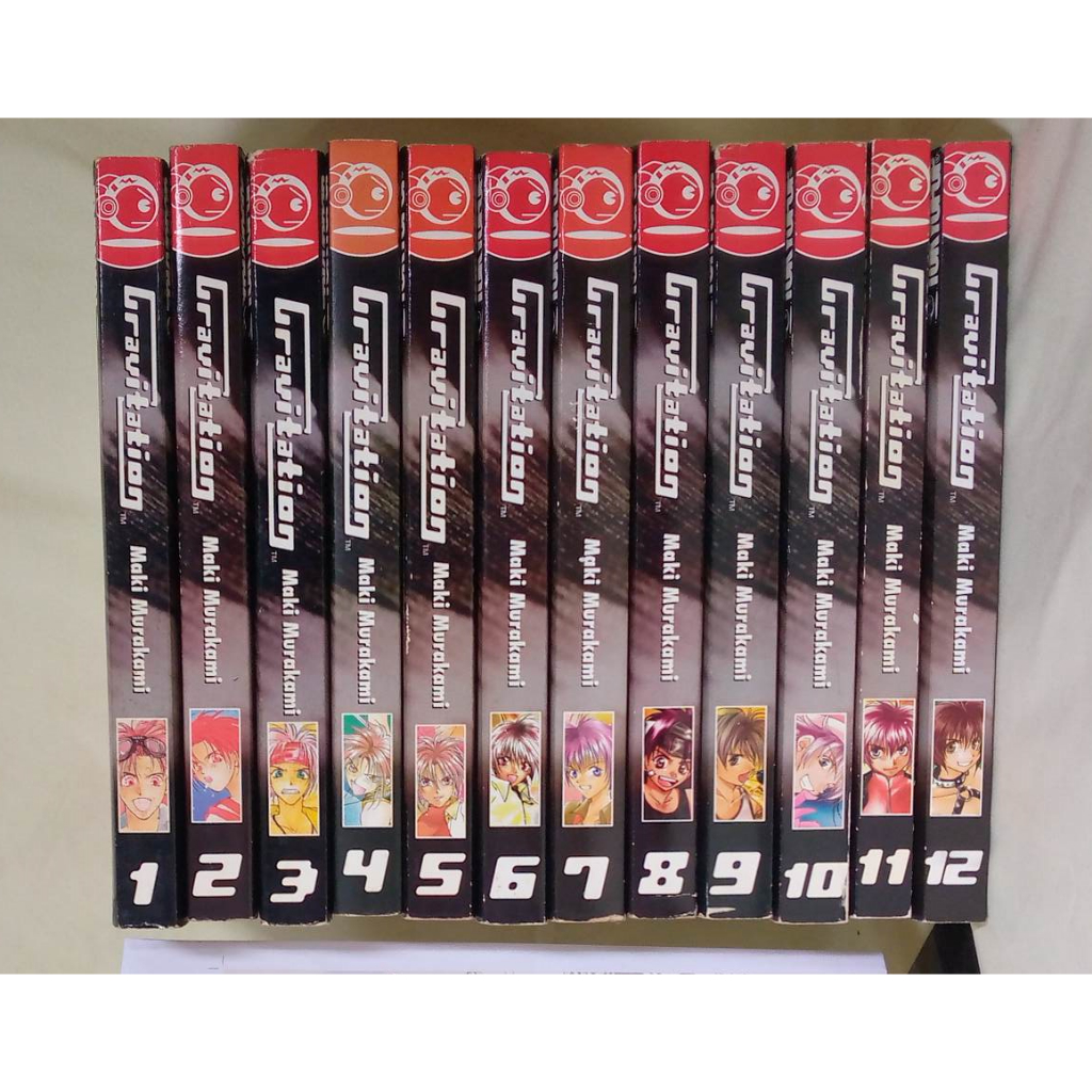Gravitation Complete Set Vol 1-12 Manga by Maki Murakami, BL Manga ...