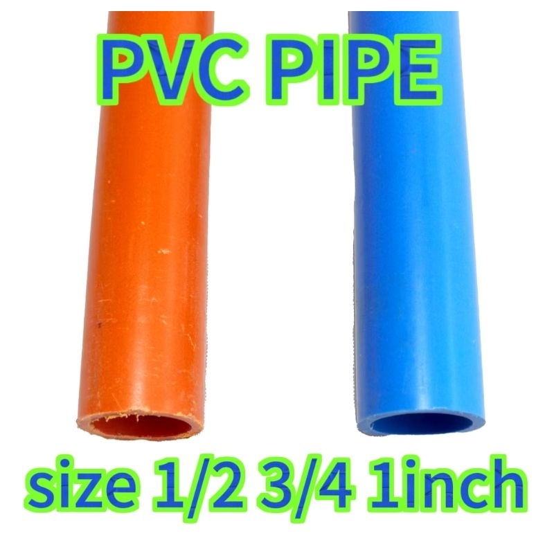 PVC Pipe for Water or Electrical | 1 meter 1.5 meter | Sizes: 1/2" | 3/ ...