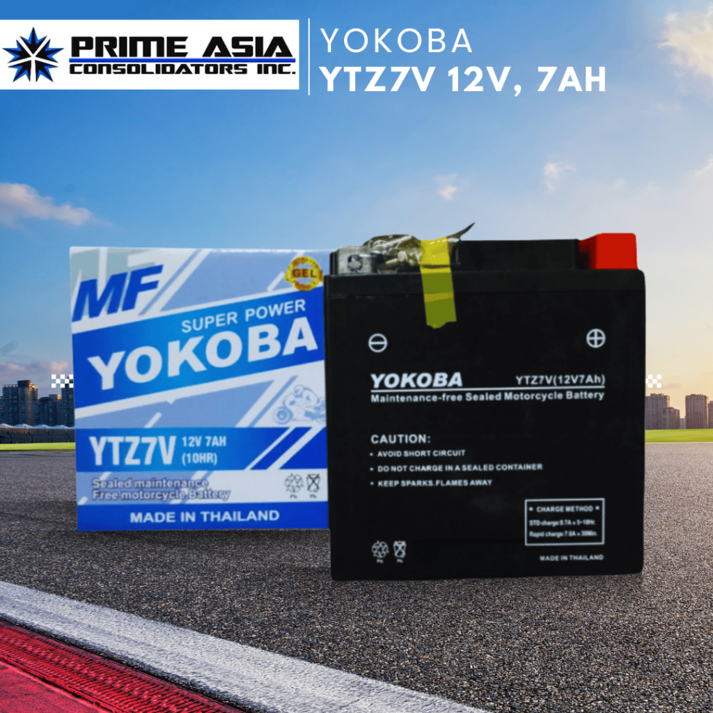 Yokoba YTZ7V Motorcycle Battery | Shopee Philippines