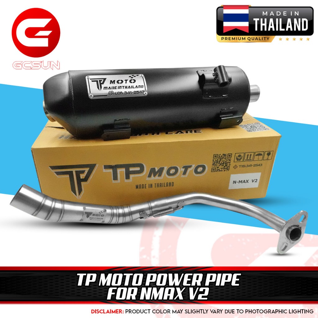 TP MOTO MUFFLER PIPE FOR NMAX V1/V2 - GCSUN MOTORCYCLE | Shopee Philippines