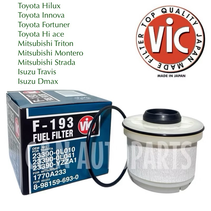 F-193 VIC FUELFILTER for TOYOTA INNOVA 2004-2015,MITSUBISHI MONTERO ...