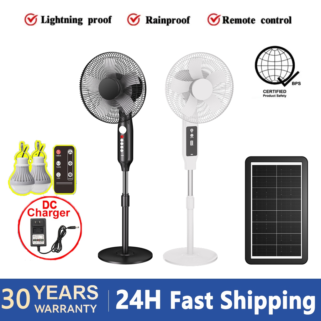 Solar Fan With Panel Solar Electric Fan Solar Powered Rechargeable ...