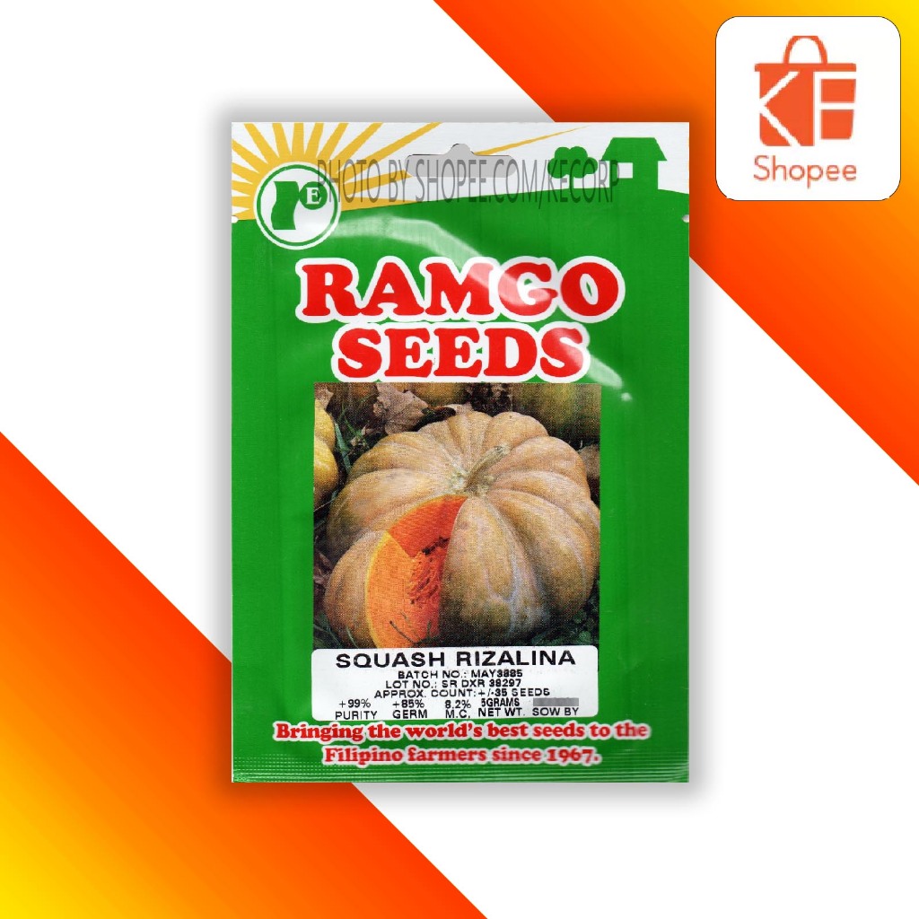 Ramgo RPD Seeds Squash Rizalina 5grams kcS11207 | Shopee Philippines