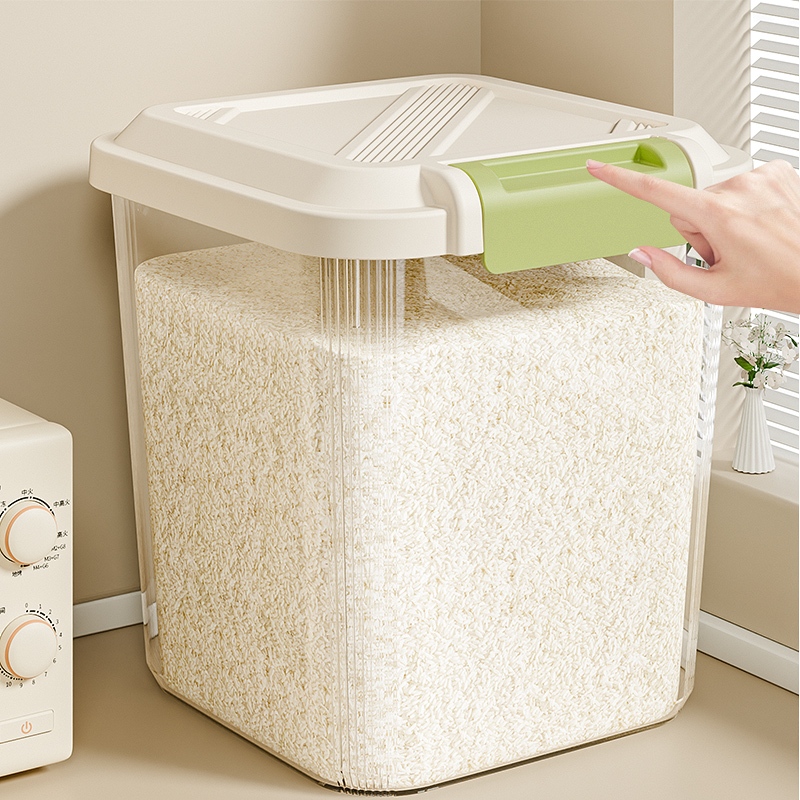Rice dispenser 25Kg Moisture and insect prevention rice container Food ...