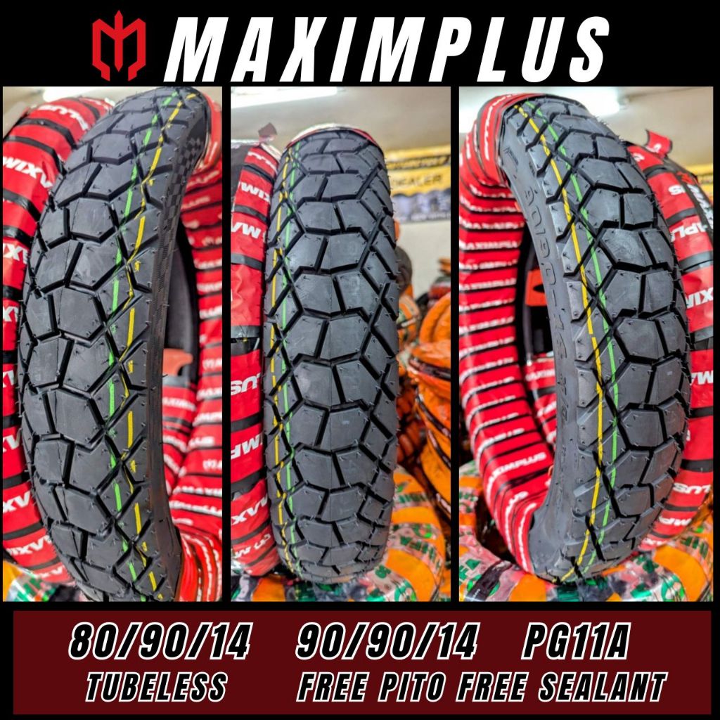 MAXIMPLUS 80/90/14 90/90/14 PG11A DUAL TYPE DESIGN BEAT CLICK MIO ...