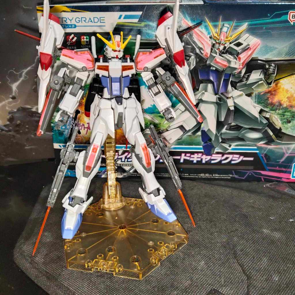 Gundam EG Build Strike Exceed Galaxy with extras 1/144 Built | Shopee ...
