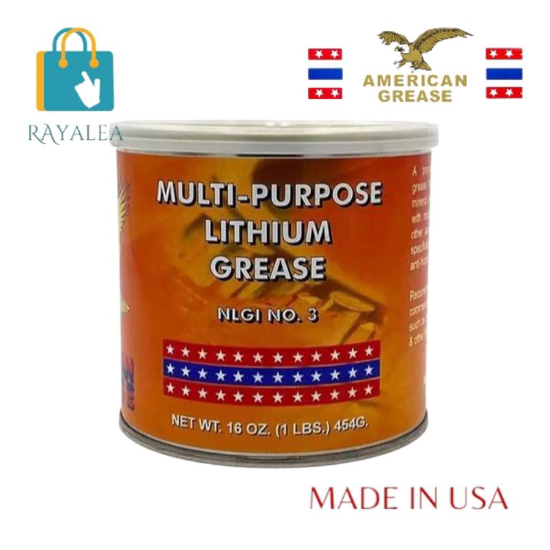 American Grease Multi-Purpose Lithium Grease No. 3 - 454g | Shopee ...