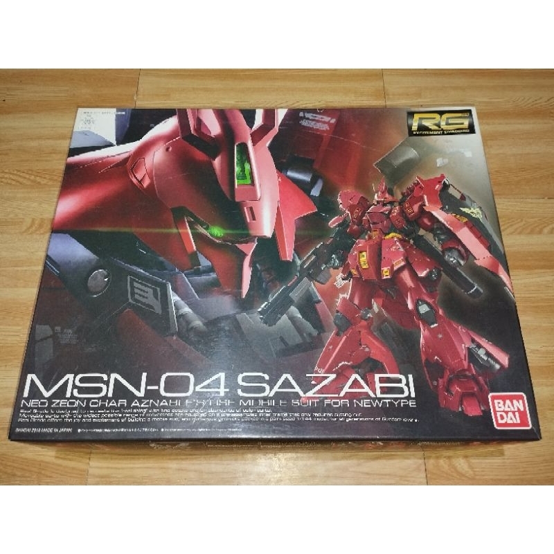 OG RG GUNPLA MSN 04 SAZABI (Built) | Shopee Philippines