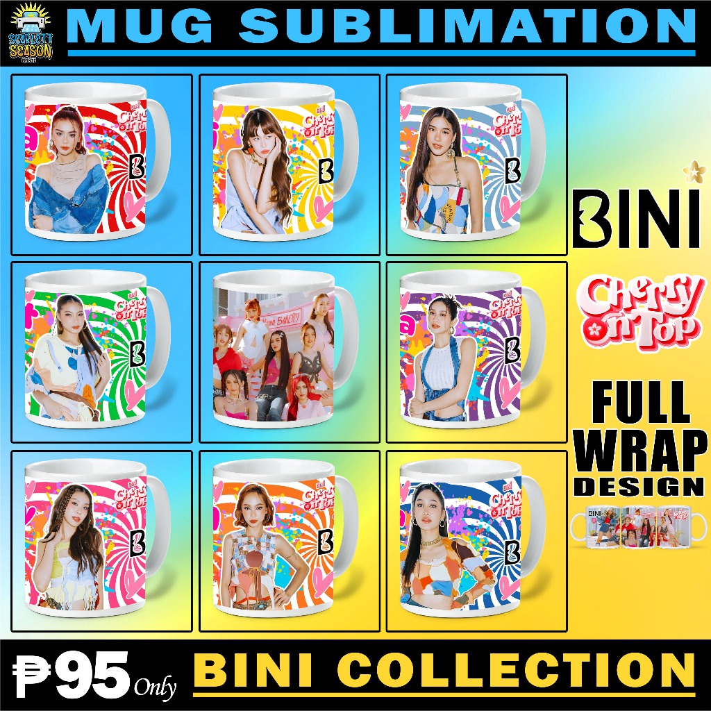 Bini - Bloom Mug Collection - Aiah, Colet, Gwen, Jhoanna, Maloi, Mikha ...