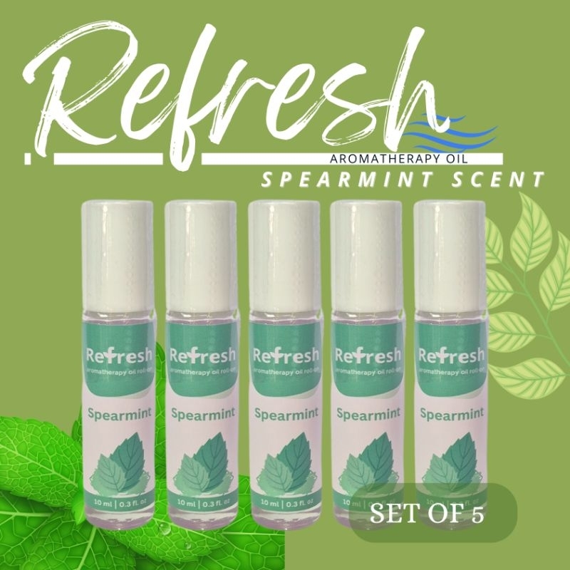 Refresh Aromatherapy oil 10ml Essential oil Vaporin Speartmint scent ...